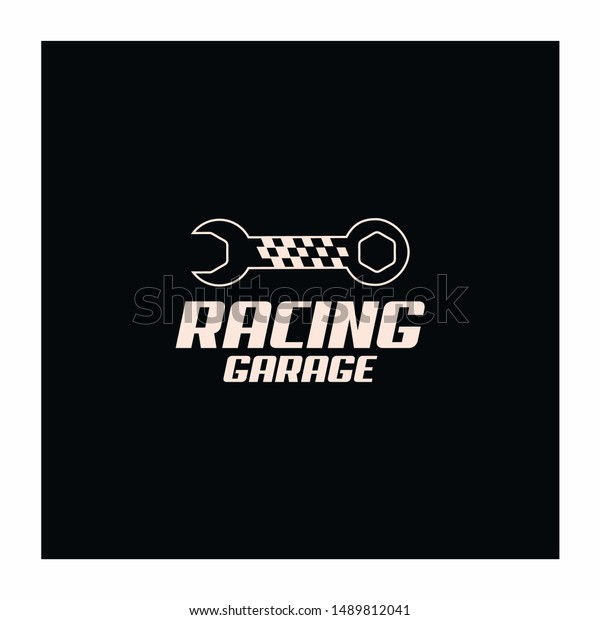 Race Garage Logo Design Vector Stock Vector (Royalty Free) 1489812041 ...