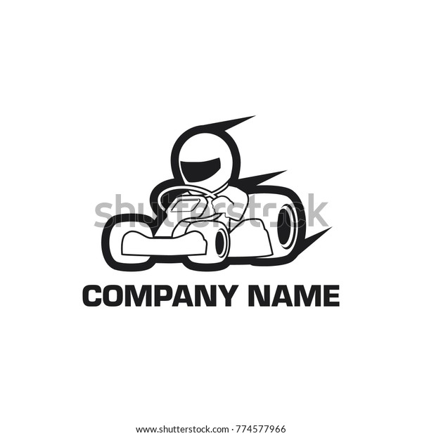Race Mini Cart Logo Stock Vector (Royalty Free) 774577966 | Shutterstock
