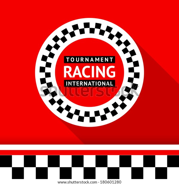 Racing Badge 06 Vector Illustration Stock Vector (Royalty Free ...
