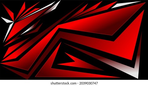Racing Black Red Strip Vector Art Stock Vector (Royalty Free ...