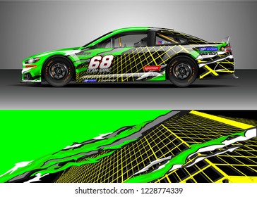 Racing Car Livery Design Vector Graphic Stock Vector (Royalty Free ...