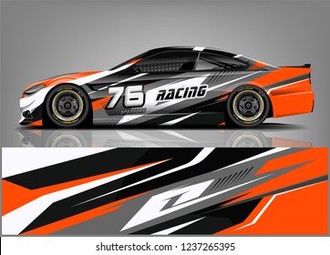 Racing Livery Design Car Wrap Design Stock Vector (Royalty Free ...