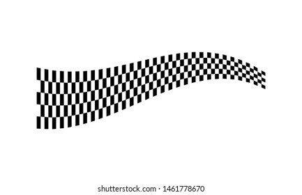 Racing Flag Design Template Race Flag Stock Vector (Royalty Free ...