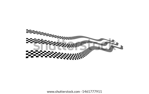 Racing Flag Design Template Race Flag Stock Vector (Royalty Free ...