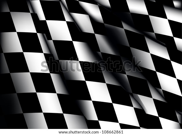 Racing Flag Texture Stock Vector (Royalty Free) 108662861 | Shutterstock