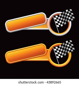 Racing Flag Tilted Orange Banners: เวกเตอร์สต็อก (ปลอดค่าลิขสิทธิ์ ...