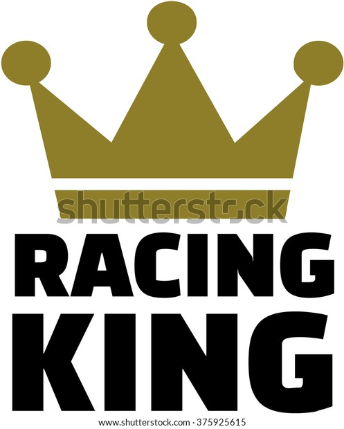 Racing King Crown Stock Vector (Royalty Free) 375925615 | Shutterstock