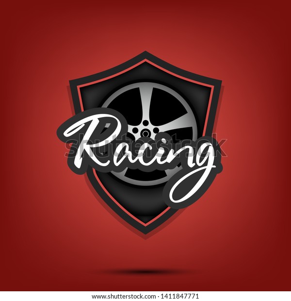 Racing Logo Design Template Racing Emblem: เวกเตอร์สต็อก (ปลอดค่า ...