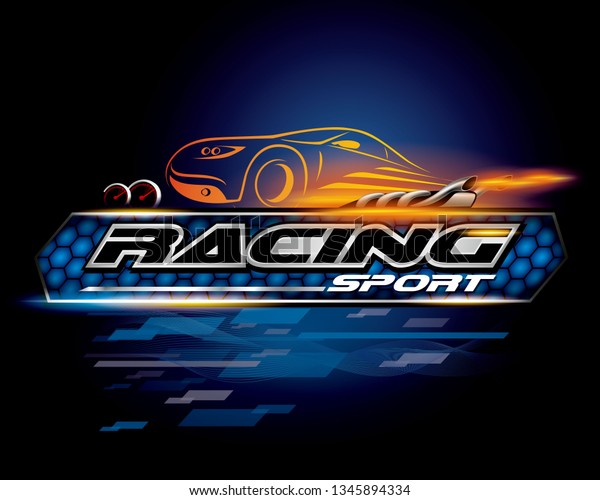 Racing Sports Concept Vector: เวกเตอร์สต็อก (ปลอดค่าลิขสิทธิ์ ...