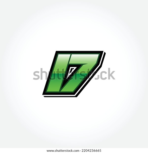 Racing Start Green Number 17 Vector Stock Vector (Royalty Free ...