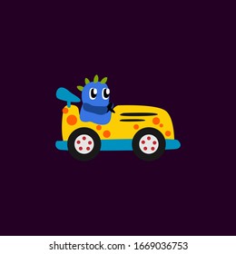 Racing Team Car Cartoon Vector Design Stock Vector (Royalty Free ...