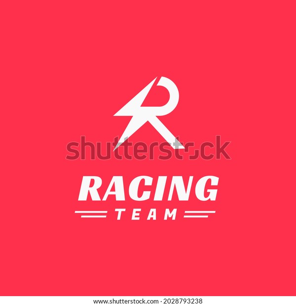 Racing Team Logo Design Combination Initial Stock Vector (Royalty Free ...
