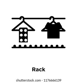 Rack Icon Vector Isolated On White Stock Vector (Royalty Free ...