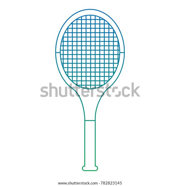 Racket Sport Tennis Equipment Object Stock Vector (Royalty Free ...