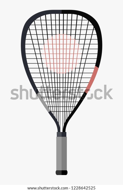 Racquetball Racket Vector Illustration Stock Vector (Royalty Free ...