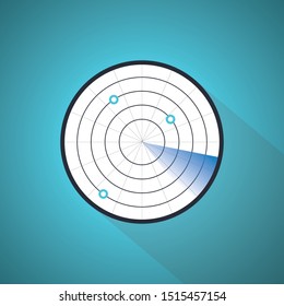Radar Abstract Icon Symbol Vector Illustration Stock Vector (Royalty ...