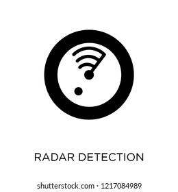 Radar Detection Icon Radar Detection Symbol Stock Vector (Royalty Free ...