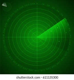 Radar Green Colour Vector: vector de stock (libre de regalías ...