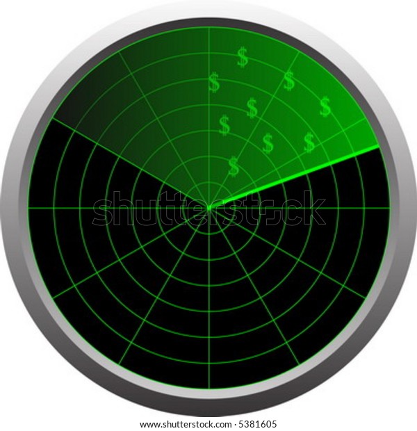 Radar Money Money Sight Stock Vector (Royalty Free) 5381605 | Shutterstock