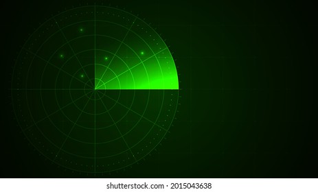 Radar Screen Abstract Technology Background Stock Vector (Royalty Free ...