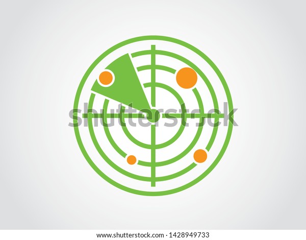 Radar Sonar Detections Submarine Scanner Flying: เวกเตอร์สต็อก (ปลอดค่า ...