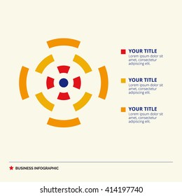 Radial Diagram Template Stock Vector (Royalty Free) 414197740 ...