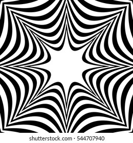 Radial Geometric Graphic Distortion Effect Irregular Stock Vector ...