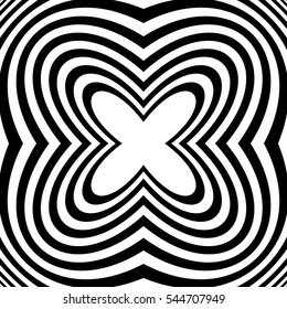Radial Geometric Graphic Distortion Effect Irregular Stock Vector ...