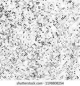 Radial Halftone Texture Black White Vector Stock Vector (Royalty Free ...