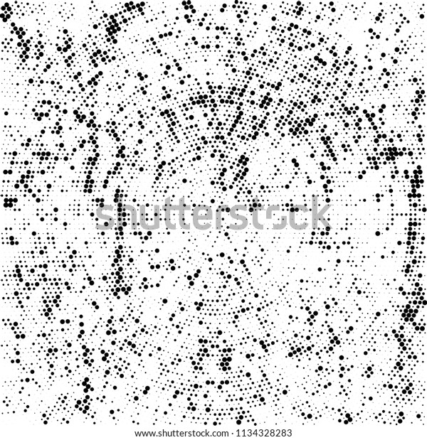 Radial Halftone Texture Black White Stock Vector (Royalty Free ...