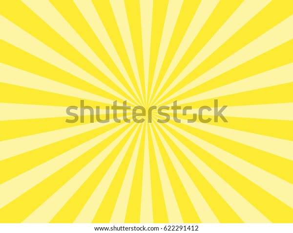 Radial Light Yellow Sun Burst Beams Stock Vector (Royalty Free ...
