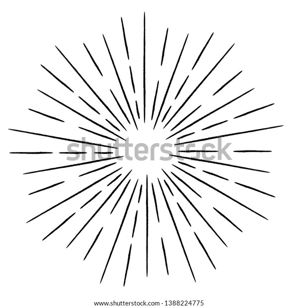 Radial Lines Circle Form Comic Books Stock Vector (Royalty Free ...