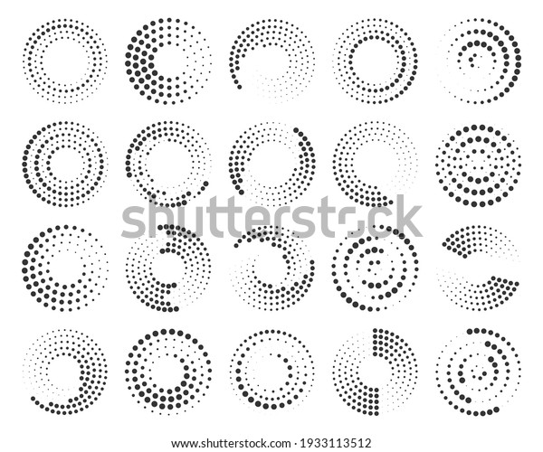 Radial Speed Lines Circle Form Comic Stock Vector (Royalty Free ...