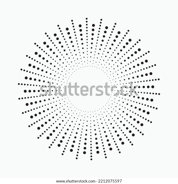 Radial Speed Lines Circle Form Comic 库存矢量图（免版税）2212075597 | Shutterstock