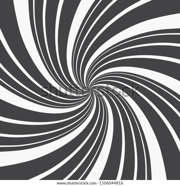 Radial Spiral Rays Background Graphic Template Stock Vector (Royalty ...
