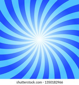 Radial Sunburst Background Blue Stock Vector (Royalty Free) 1350182966 ...