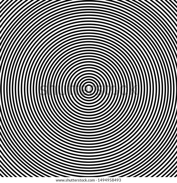 Radiant Circle Abstract Black White Colors Stock Vector (Royalty Free ...