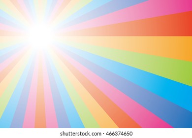 Radiation Background Material Wallpaper Rainbow Colored Stock Vector ...