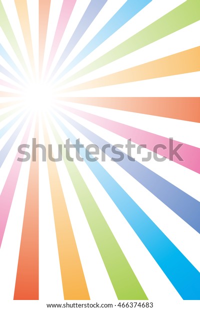 Radiation Background Material Wallpaper Rainbow Colored Stock Vector ...