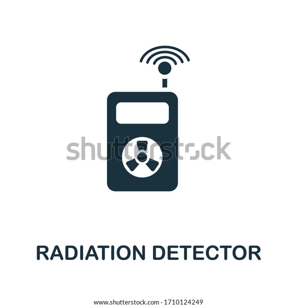 Radiation Detector Icon Simple Illustration Personal Stock Vector ...
