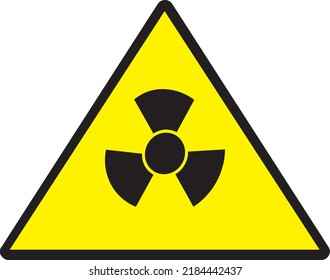 Radiation Hazard Warning Sign Vector Stock Vector (Royalty Free ...