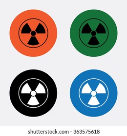 Radiation Icon Radiation Symbol Stock Vector (Royalty Free) 363575618 ...
