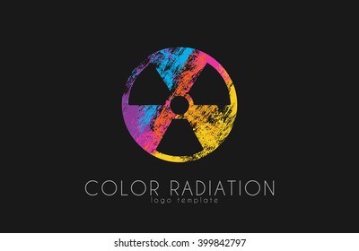Radiation Logo Color Radiation Design Creative Stock Vector (Royalty ...
