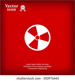 Radiation Symbol Activity Vector Illustration Stock Vector (Royalty ...