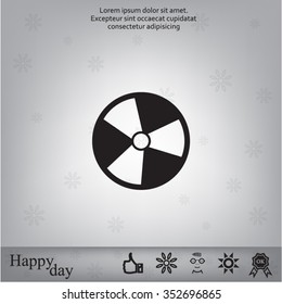 Radiation Symbol Activity Vector Illustration 스톡 벡터(로열티 프리) 352696865 ...