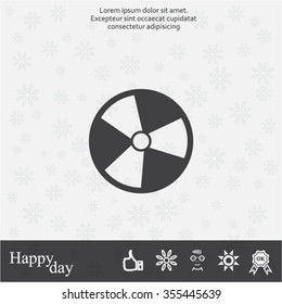 Radiation Symbol Activity Vector Illustration Stock Vector (Royalty ...