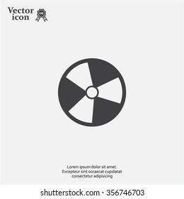 Radiation Symbol Activity Vector Illustration Stock Vector (Royalty ...
