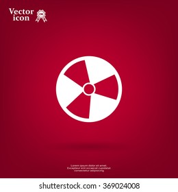 Radiation Symbol Activity Vector Illustration Stock Vector (Royalty ...