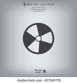 Radiation Symbol Activity Vector Illustration Stock Vector (Royalty ...