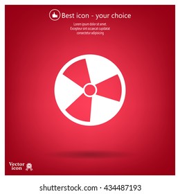 Radiation Symbol Activity Vector Illustration: เวกเตอร์สต็อก (ปลอดค่า ...